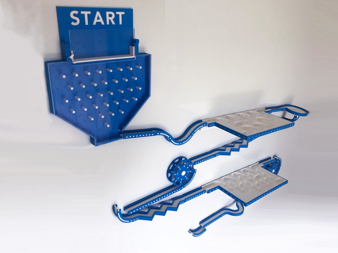 Racing Edition | Infinity Trax 3D Printable Modular Magnetic Marble Run ...