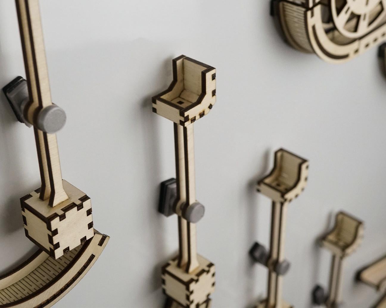 Farraday Edition | Infinity Trax | Modular Wooden Magnetic Marble Run ...