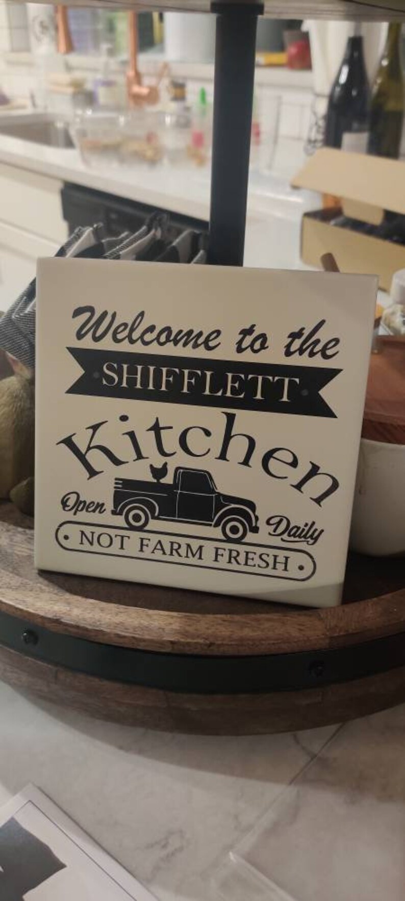 Home Decor Custom Engraved Laser Ceramic Tile for Kitchen - Etsy