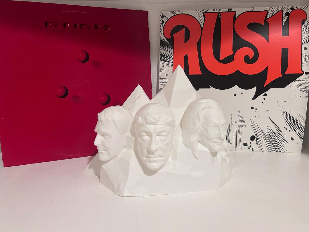 Rush Band 3D Printed Sculpture | Mount Rushmore Tribute - Etsy