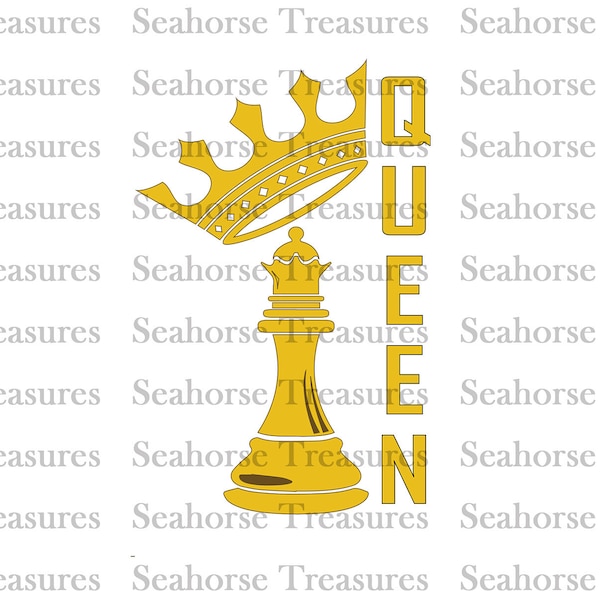 Queen Chess Piece - Etsy