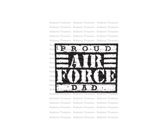 Digital SVG Proud Air Force Dad United States Air Force | Etsy
