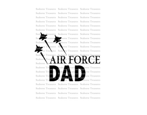 Digital SVG Air Force Dad Air Force Svg Military Dad | Etsy