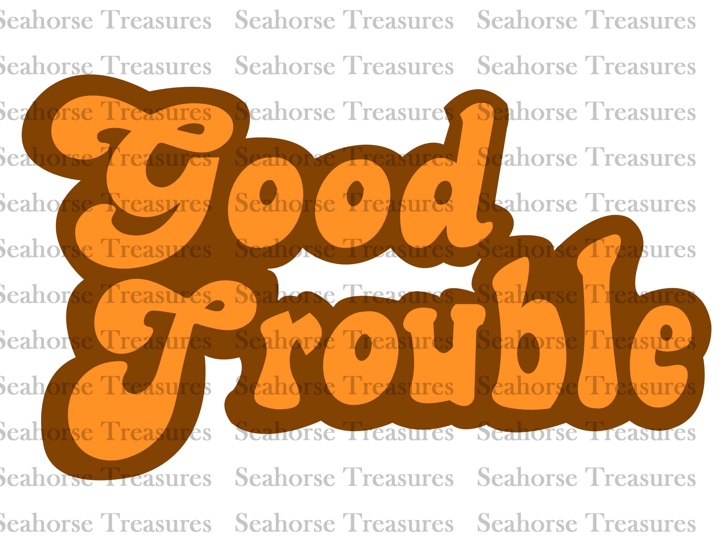 Digital SVG, Good Trouble, Good Trouble Svg, 70s Old School, Good ...