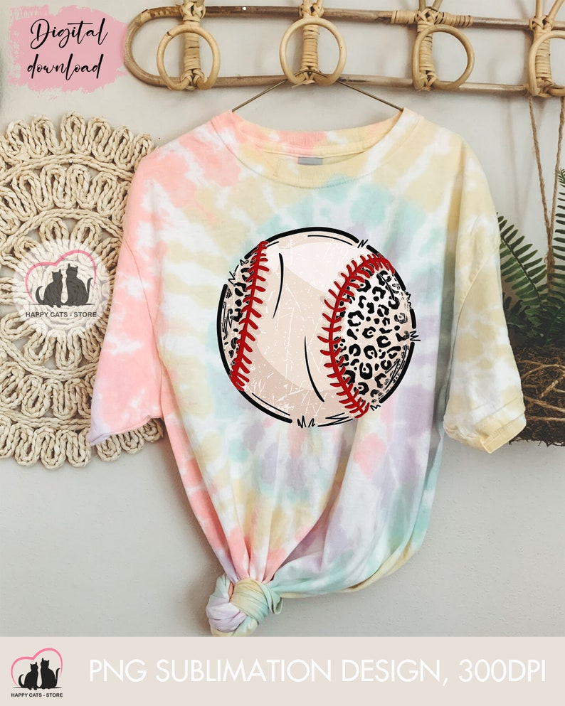 Hand Drawn Baseball Sublimation Design Retro Baseball - Etsy