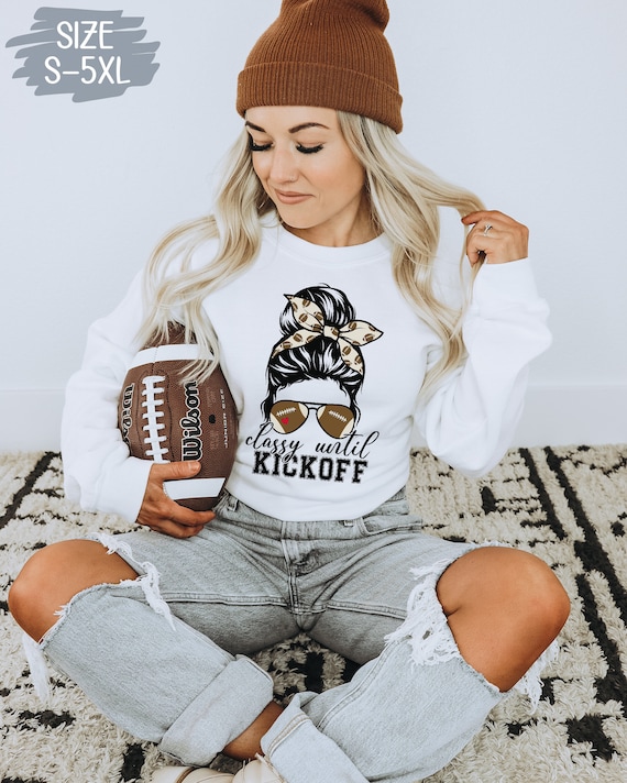 Messy Bis Kickoff Messy Bun Fußball Mädchen Shirt Lustige - Etsy Österreich