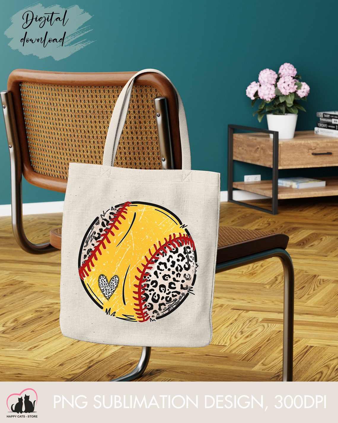 Hand Drawn Softball Sublimation Design Retro Softball - Etsy