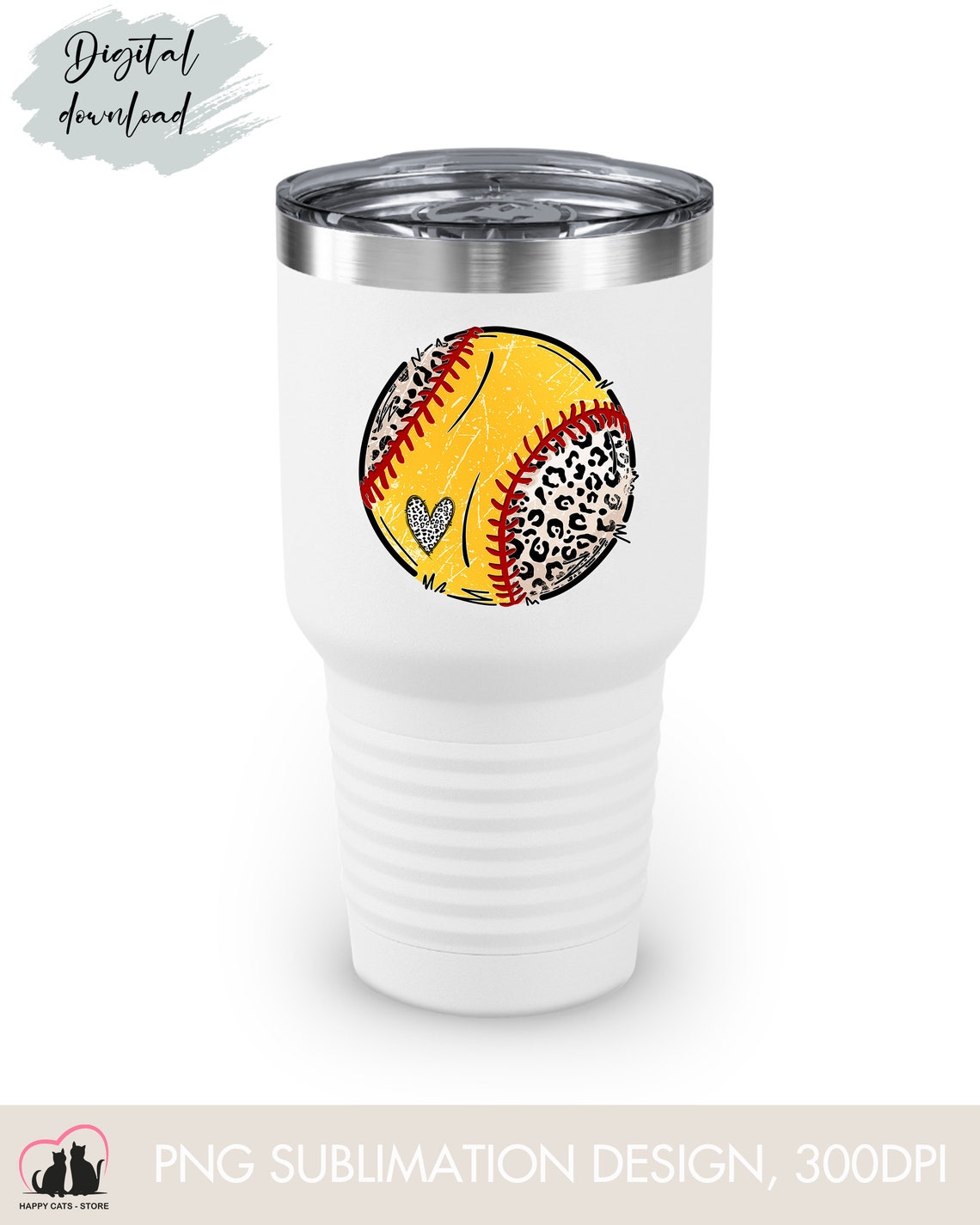 Hand Drawn Softball Sublimation Design Retro Softball - Etsy