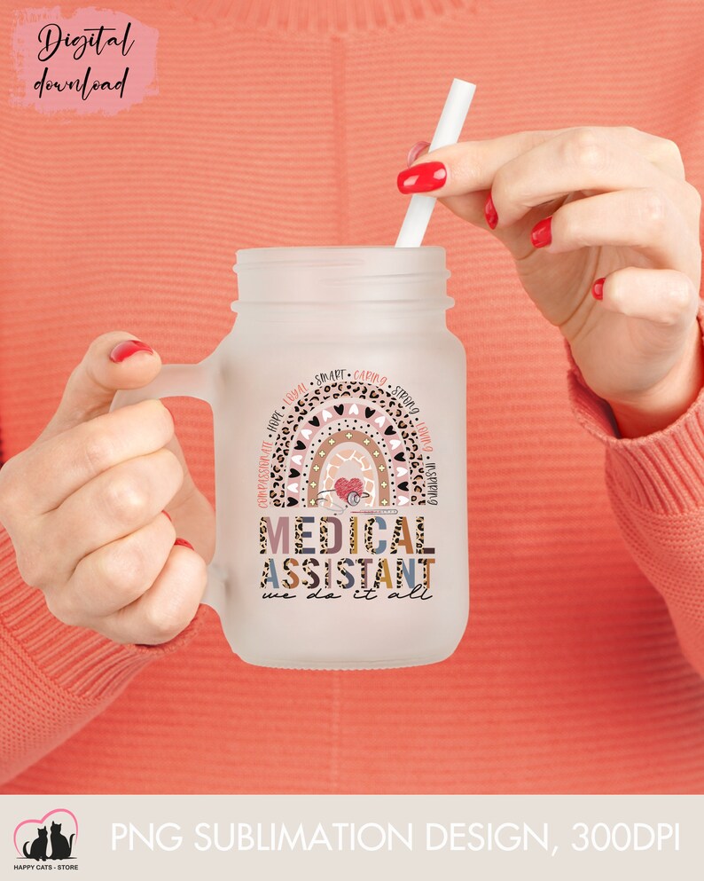 Leopard Medical Assistant Sublimation Designs Downloads - Etsy