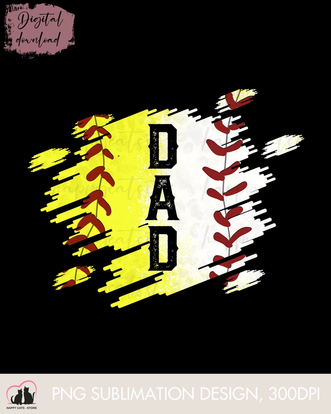 Softball Baseball Dad on Scratch Background PNG Softball Dad PNG ...