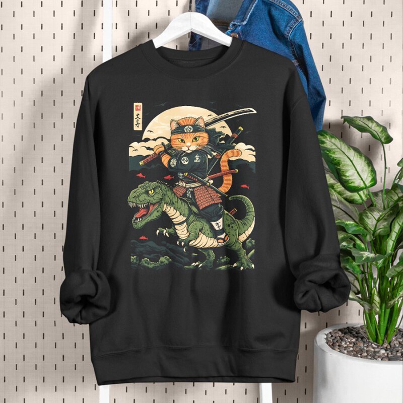 Riding a Dinosaur - Etsy