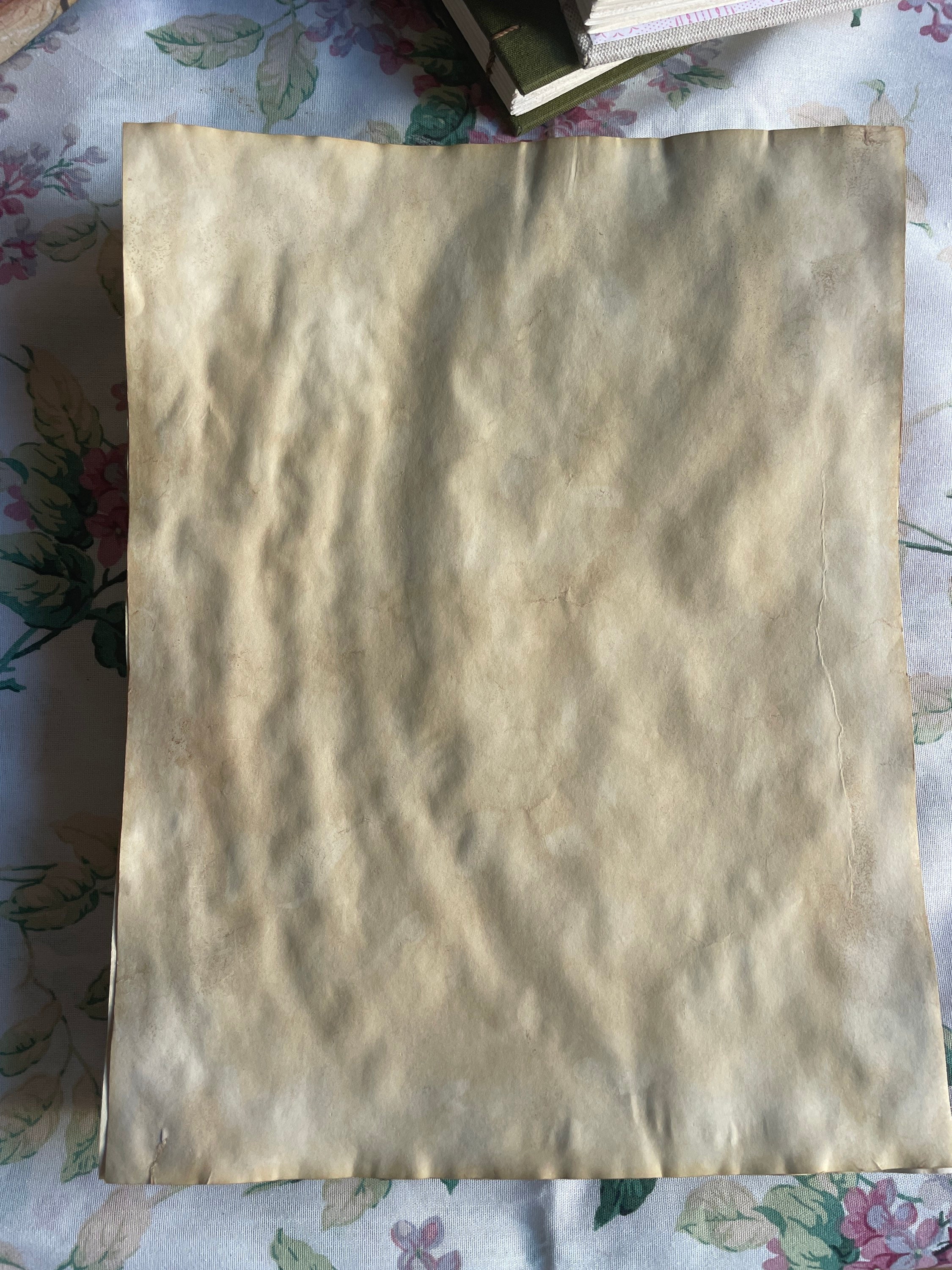 Tea Dyed Paper, 25 Sheets - Etsy