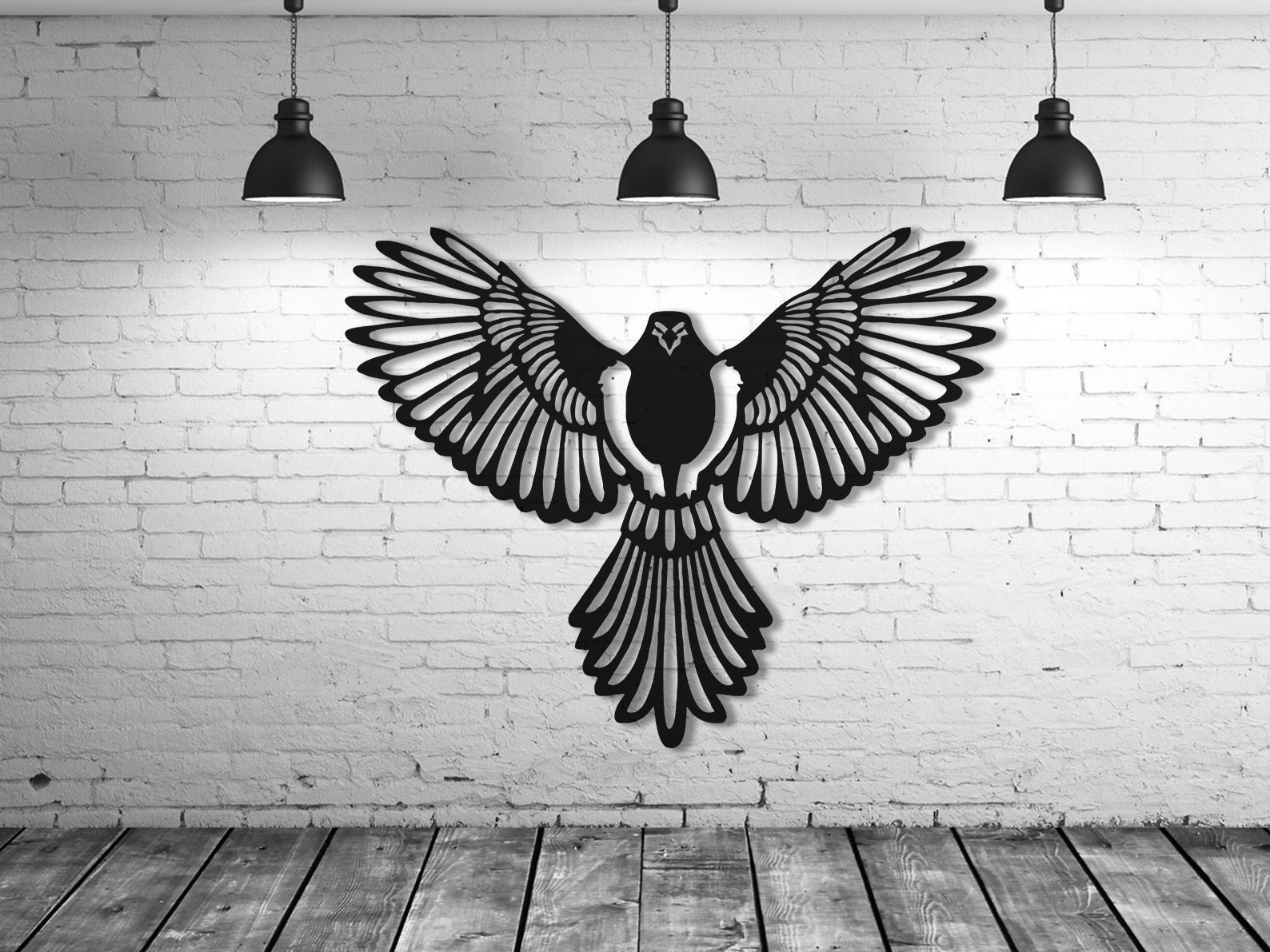 EAGLE / SVG Laser Cut File Wall Decor Layered DXF File / - Etsy