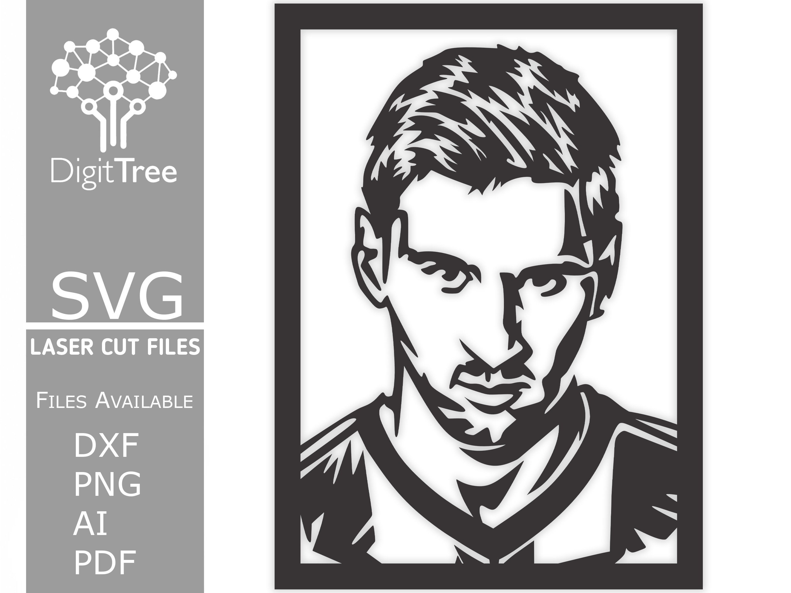 Lionel Messi / Archivo de corte láser SVG Archivo de - Etsy México