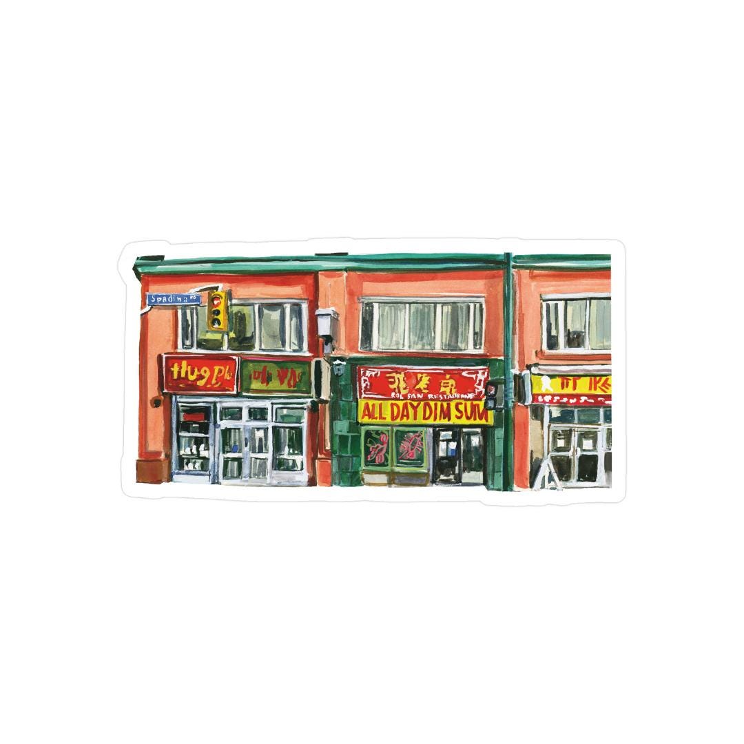 Rol San Dim Sum Restaurant Sticker – Toronto Chinatown Foodie Vinyl ...