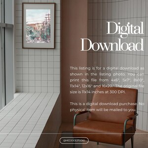DIGITAL DOWNLOAD - Hollywood Sign Poster - Los Angeles Wall Art ...