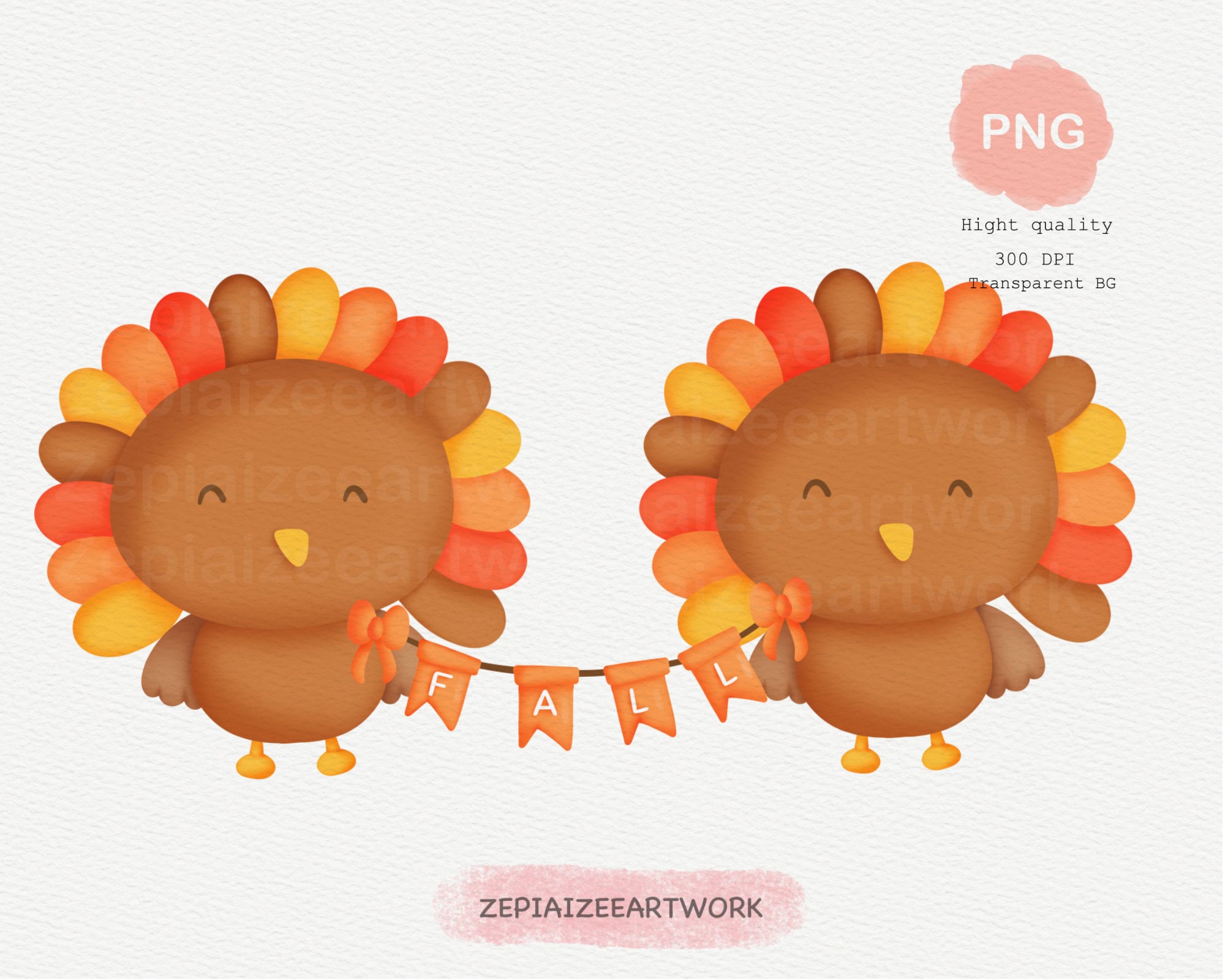 Watercolor Thanksgiving Gnome Bundle,gnome Thanksgiving Png,gnome ...