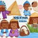 Noah Ark in Bible Story Watercolor Clipart,cartoon for Teach Kids,bible ...