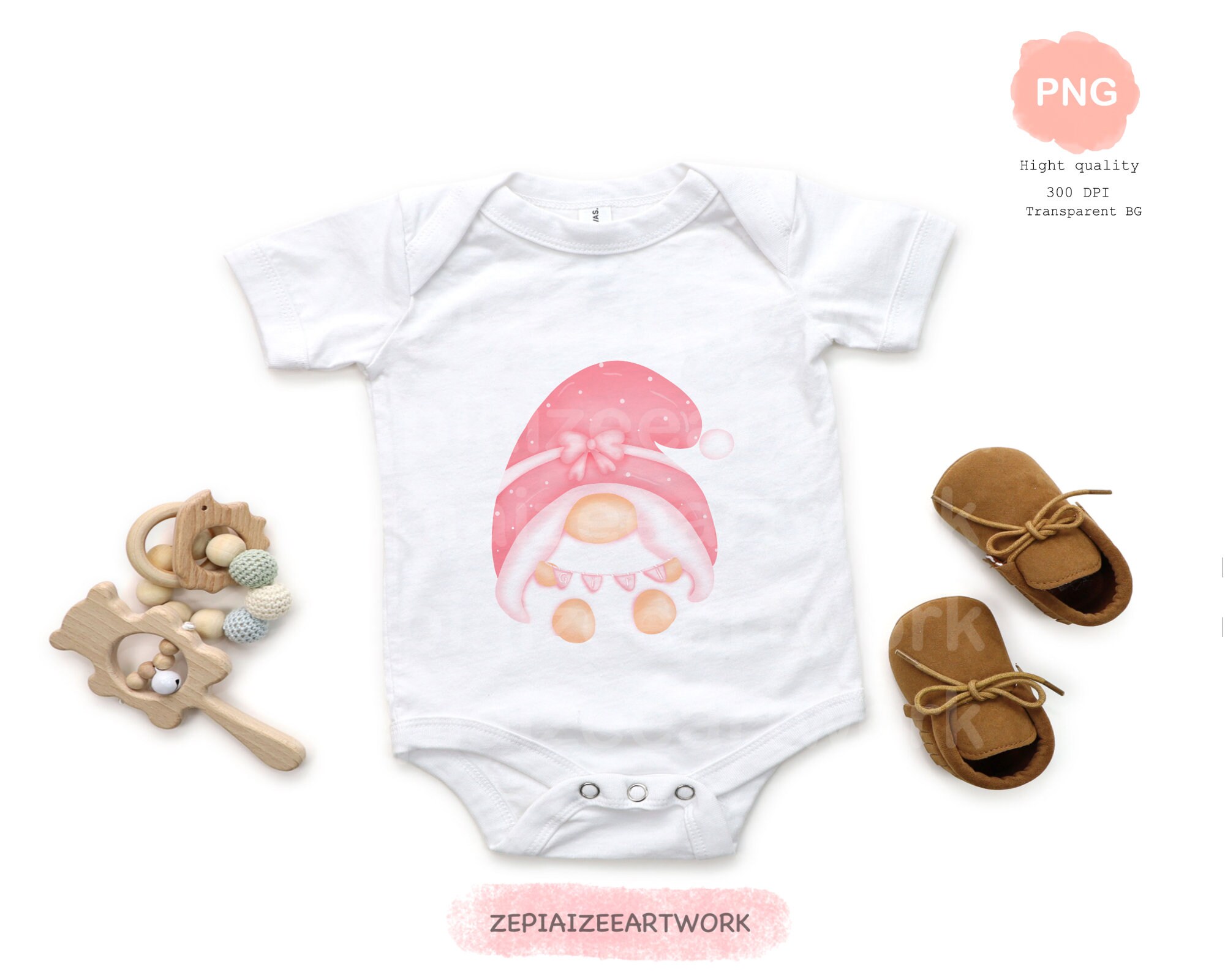 Baby Shower Clipart,baby Girl Png,gnome Baby Clipart,gnome Baby Shower ...