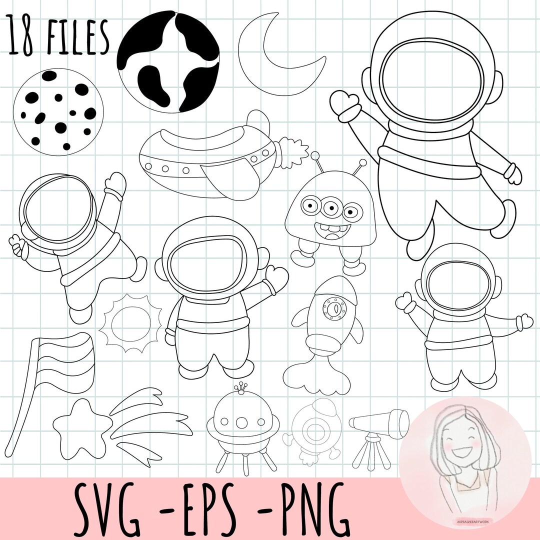 Planets SVG. PNG. Cricut Cut Files. Silhouette Files. Space, Solar ...