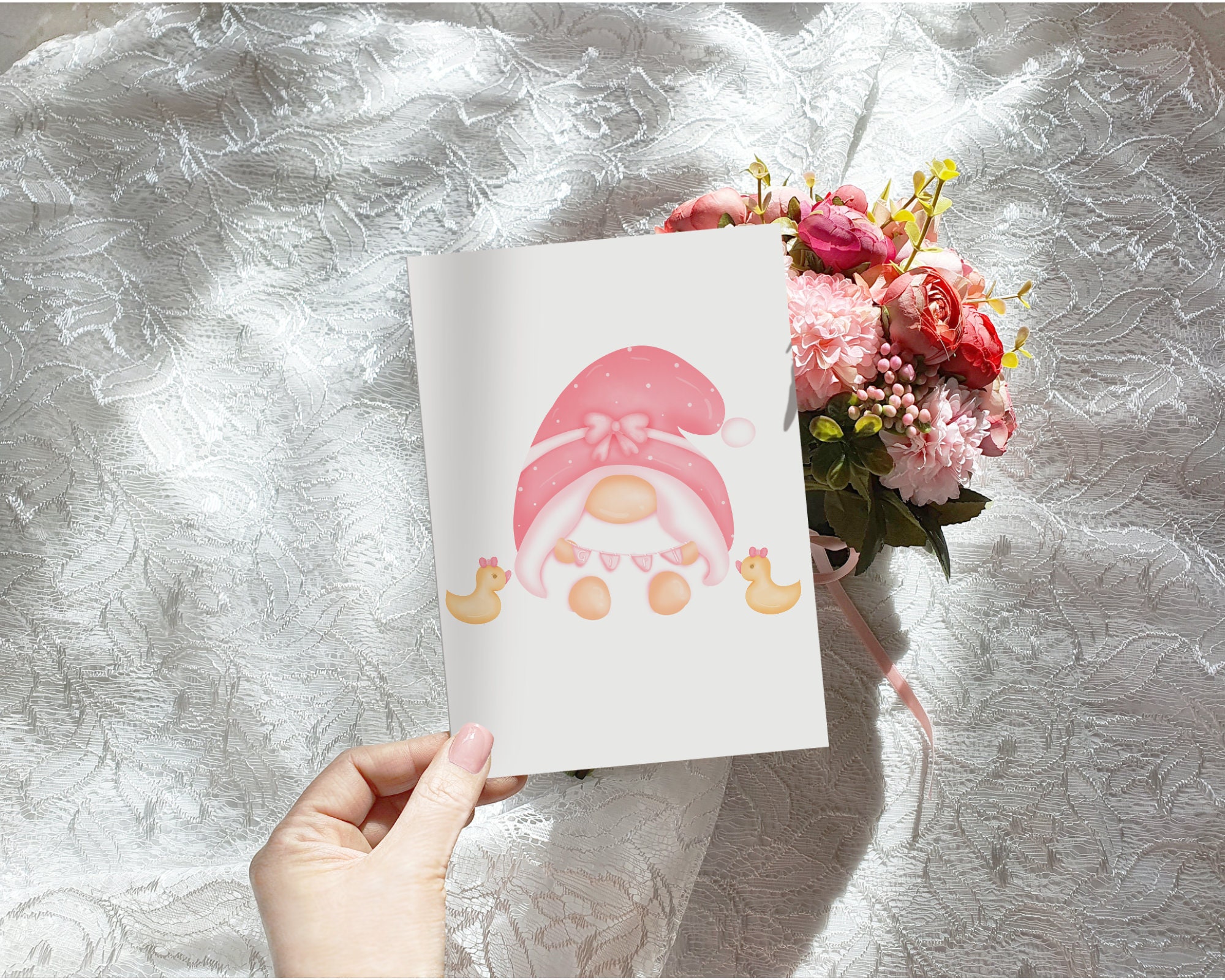 Baby Shower Clipart,baby Girl Png,gnome Baby Clipart,gnome Baby Shower ...