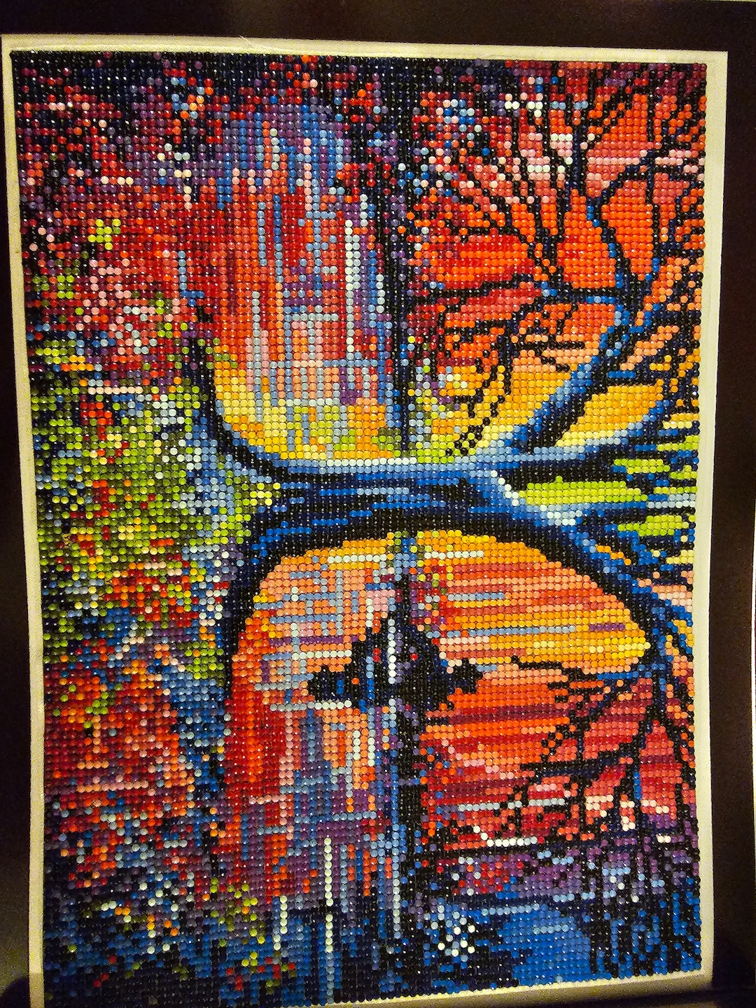 Colored Tree Diamond Dots Painting - Etsy