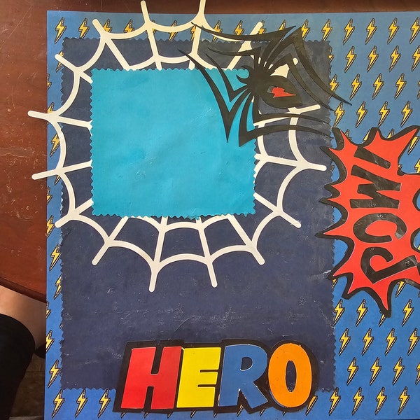 Superhero Scrapbook - Etsy