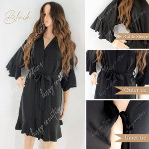 Black Bride Gift Box Set With Robe Satin Bridal Engagement Basket ...