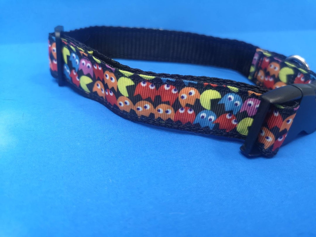 Pac Man Dog Collar and Lead Set - Etsy UK