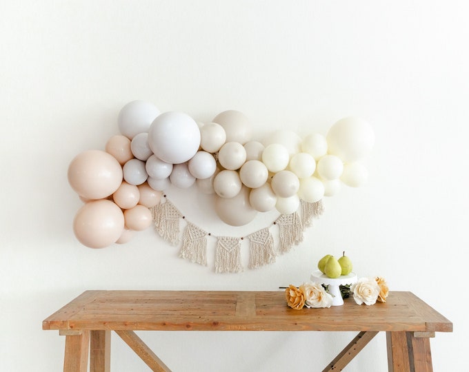 Joshua Tree Balloon Garland Kit Eucalyptus Grey Blush Mocha - Etsy