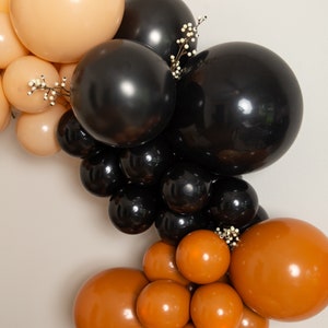 Prospect Park Balloon Garland Kit With Blush Citrus and Black for Fall ...