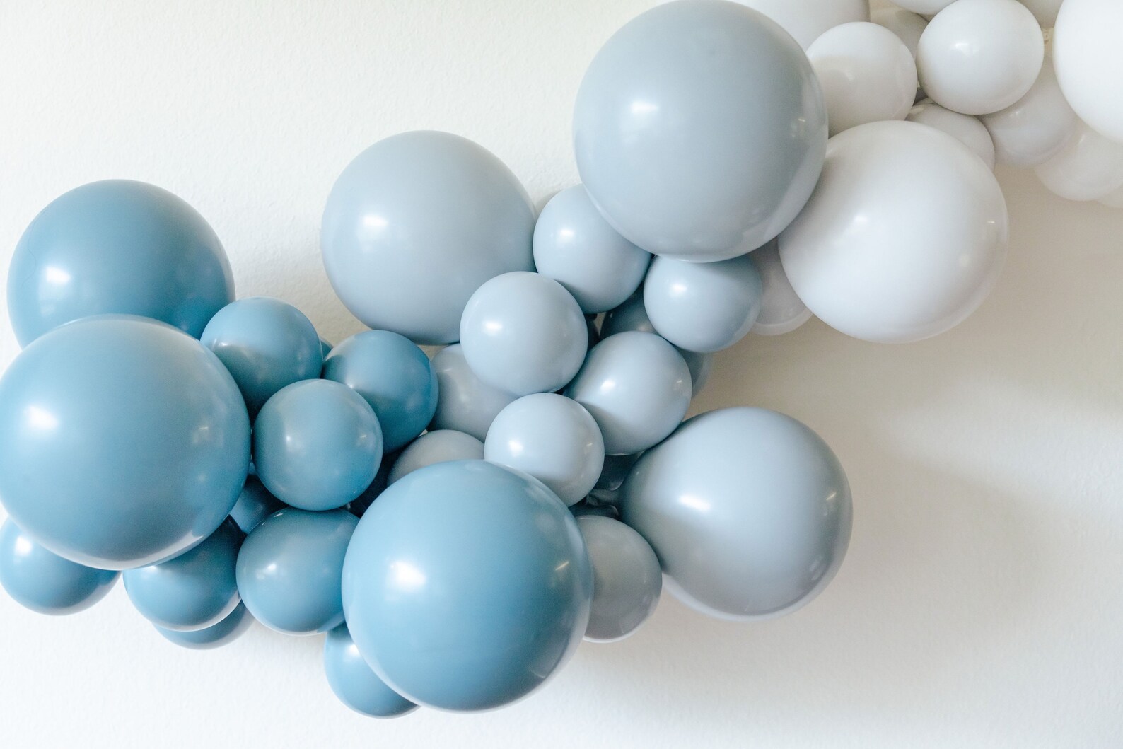 Pacific Balloon Garland Kit With Shades of Blue Slate Blue - Etsy