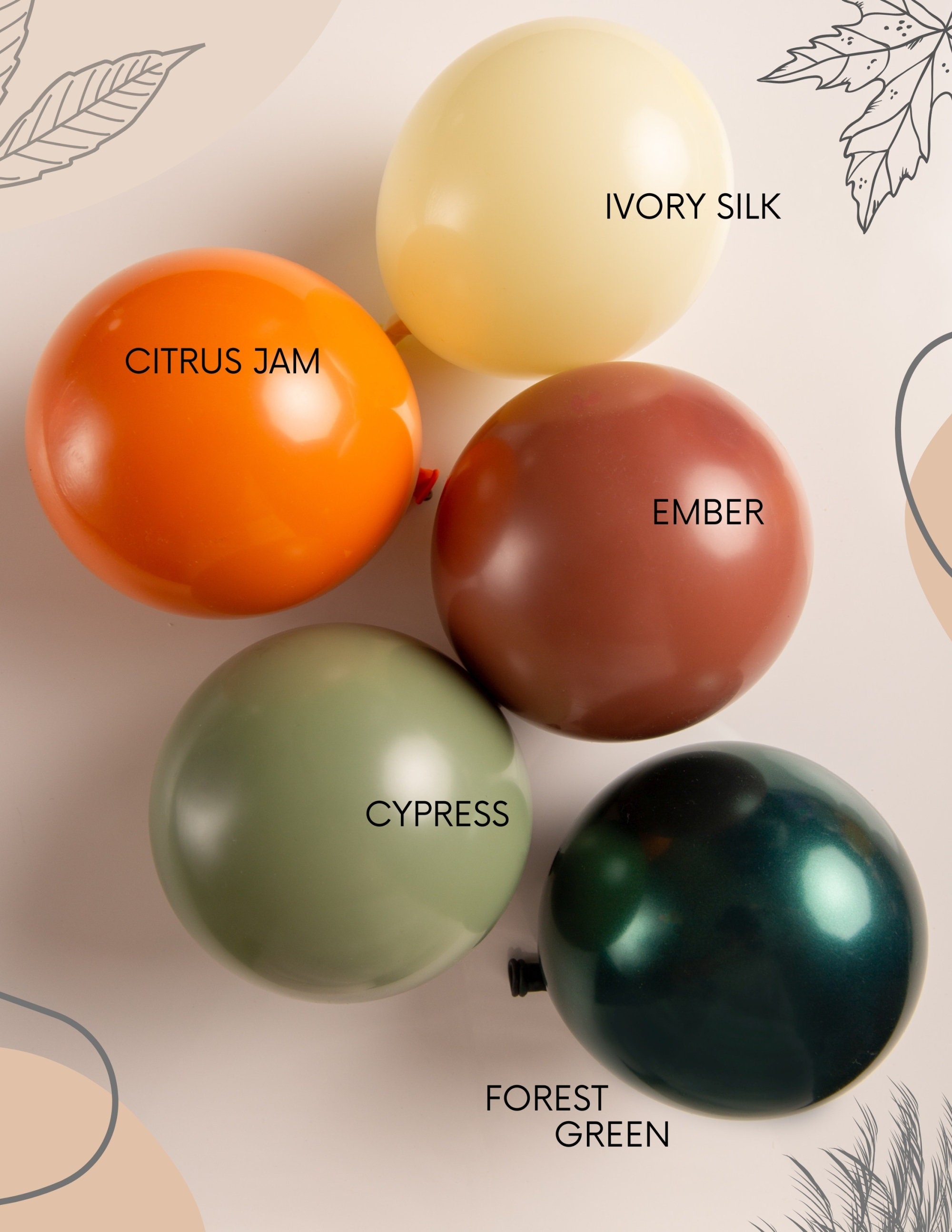 Crossroads Balloon Garland Kit With Terracotta Burnt Orange - Etsy