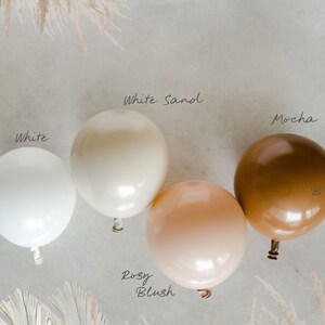 In the Buff Neutral Balloon Garland Kit With Mocha Cameo Pale Sand ...