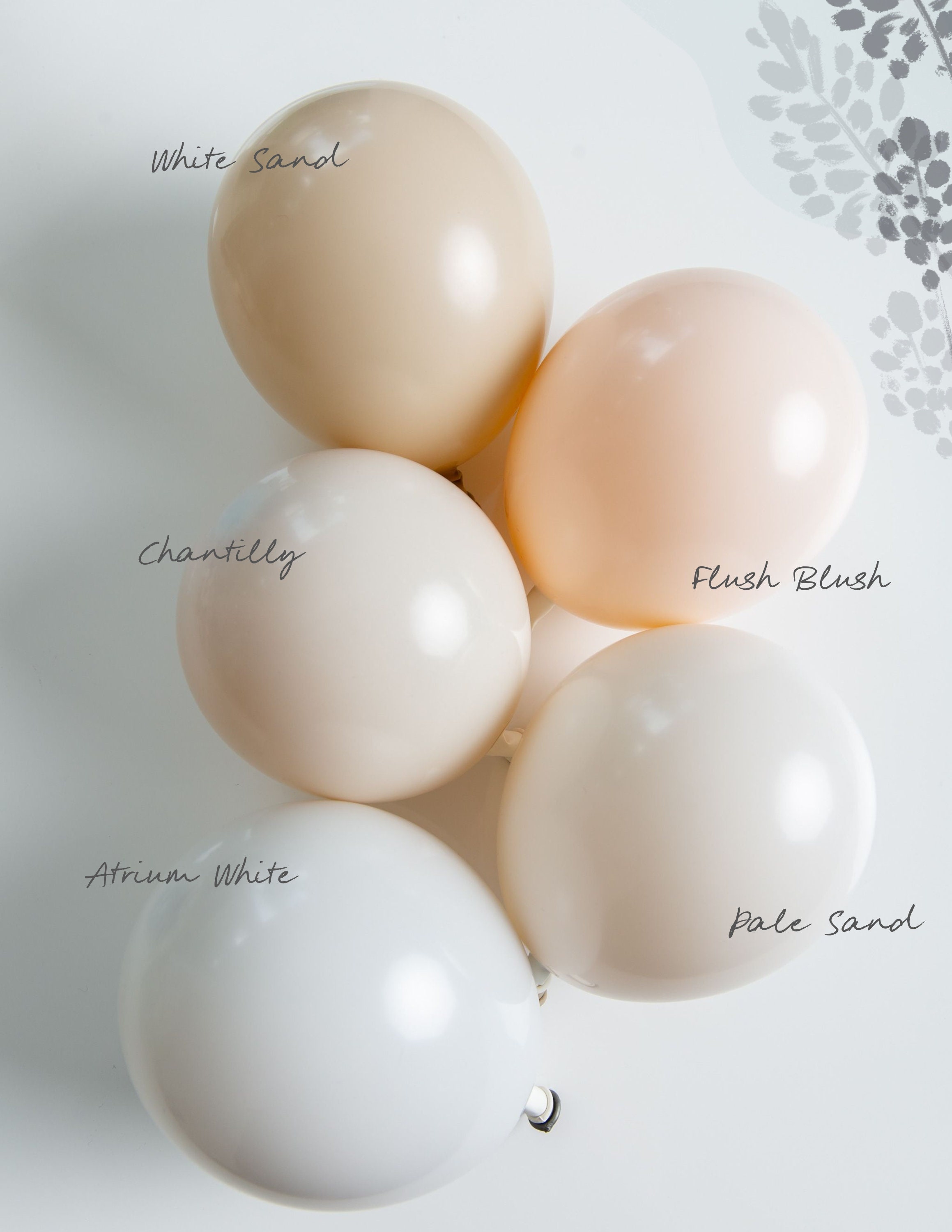Cream Puff Balloon Garland Kit With Various Shades of Whites - Etsy