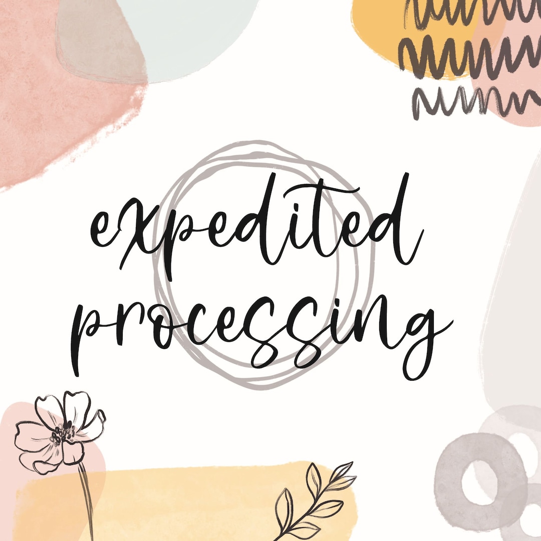 Expedited Processing - Etsy