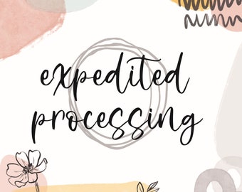 Expedited Processing - Etsy