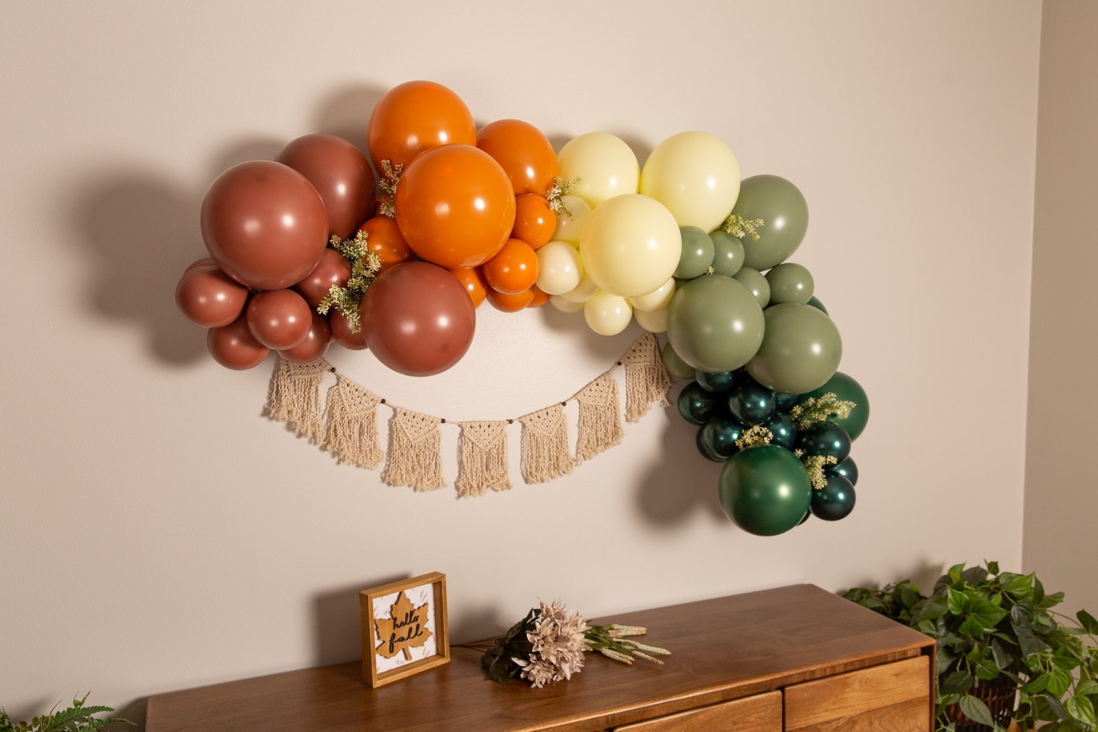 Crossroads Balloon Garland Kit With Terracotta Burnt Orange - Etsy