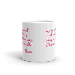 Life is a Banquet Mug - Etsy