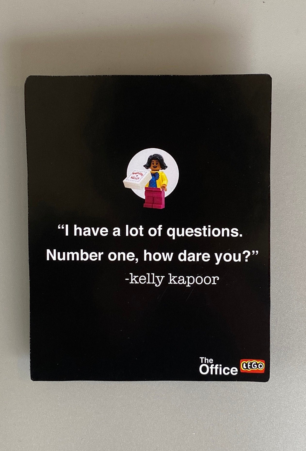 KELLY KAPOOR - the Office LEGO Action Figure - Etsy