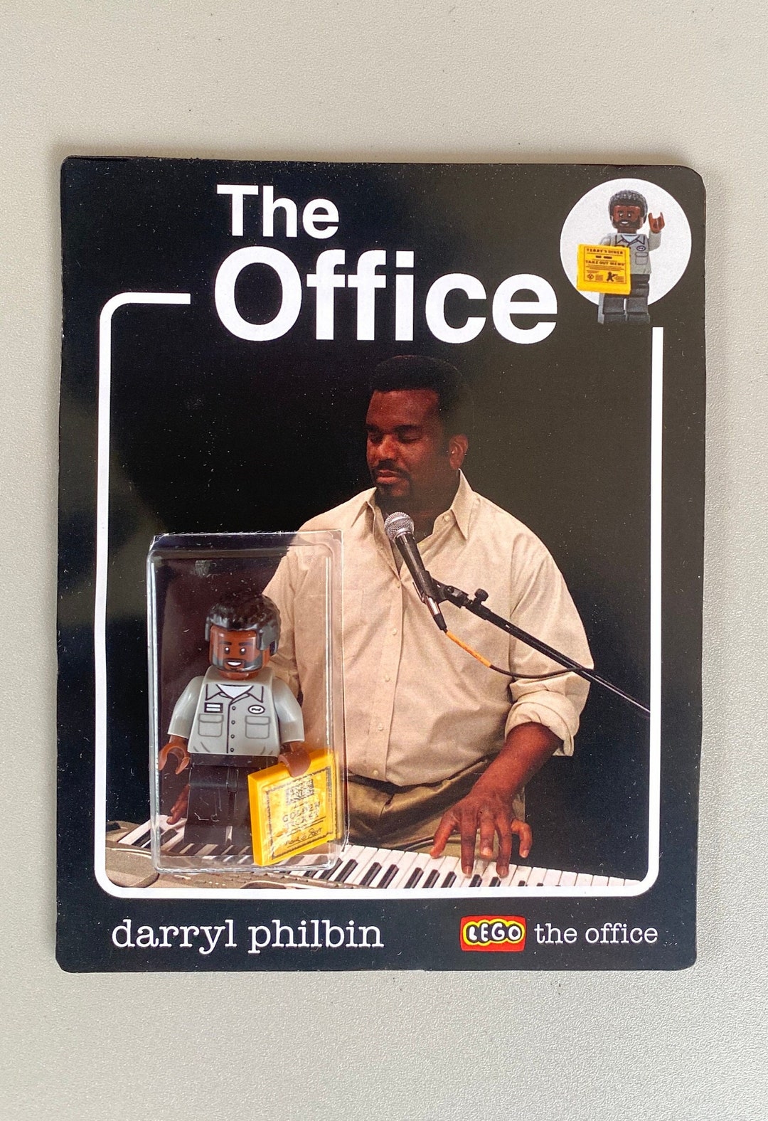 DARRYL PHILBIN the Office LEGO Action Figure - Etsy