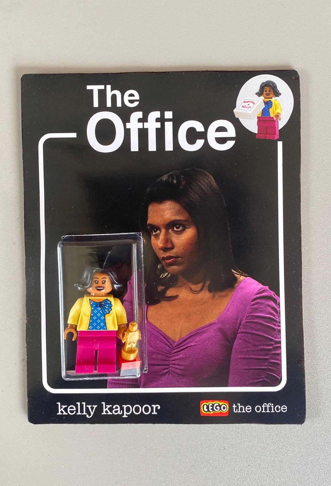 KELLY KAPOOR - the Office LEGO Action Figure - Etsy