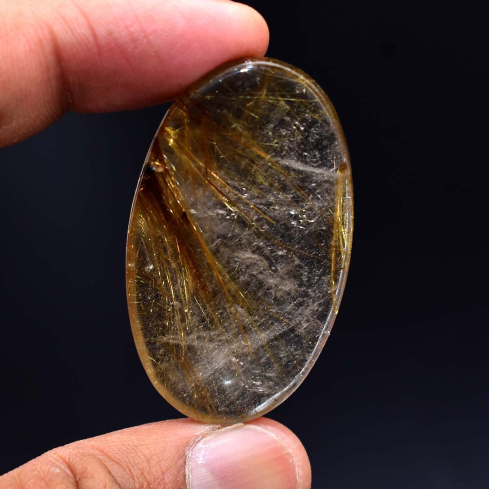 Natural Golden Rutile Gemstone Cabochon Multi Shape Golden | Etsy