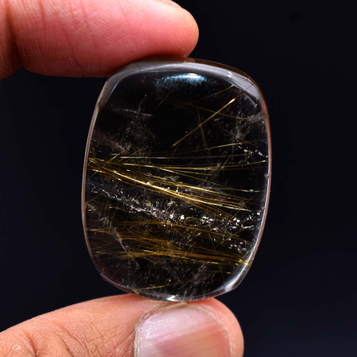 Natural Golden Rutile Gemstone Cabochon Multi Shape Golden | Etsy