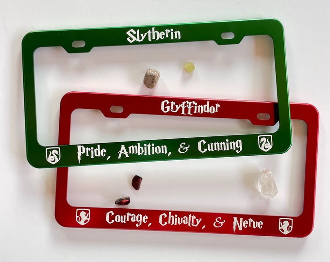 Wizarding World of Harry Potter License Plate Frame | Slytherin ...