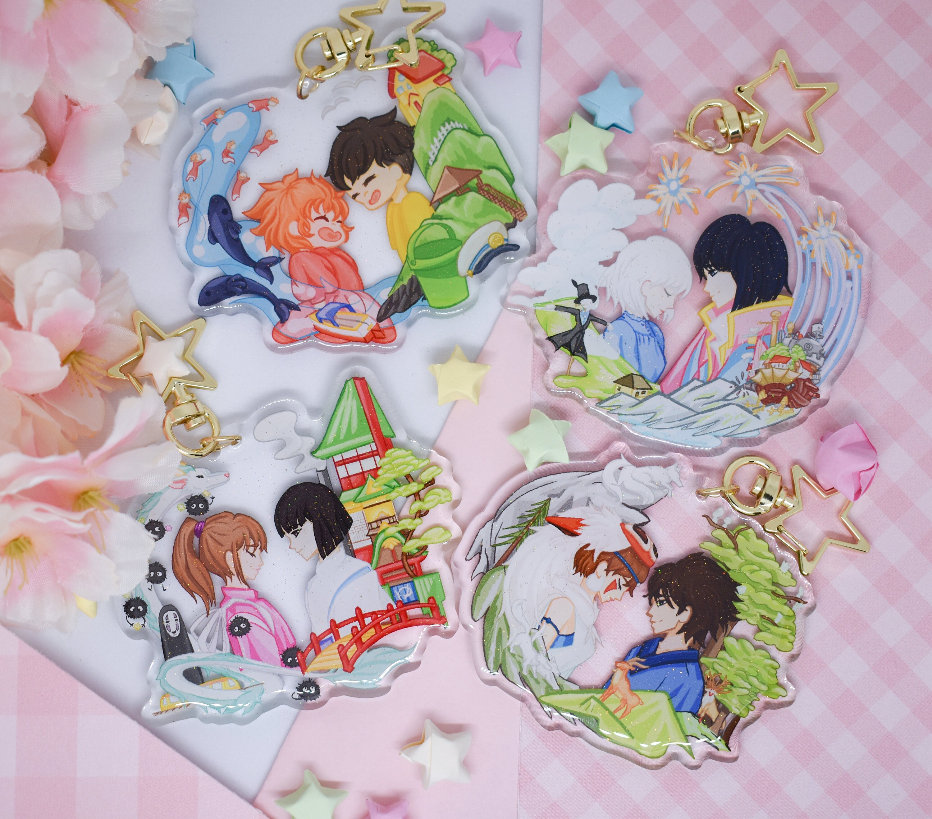 Ghibli Acrylic Charms *CLEARANCE* - Etsy