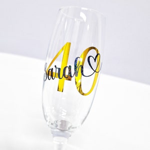 Personalised Birthday Prosecco Champagne Glass With Gift Box Present ...