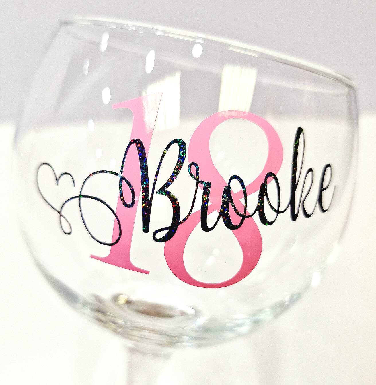 Personalised/custom 18th Birthday Gin Glass Cocktail Gift - Etsy UK