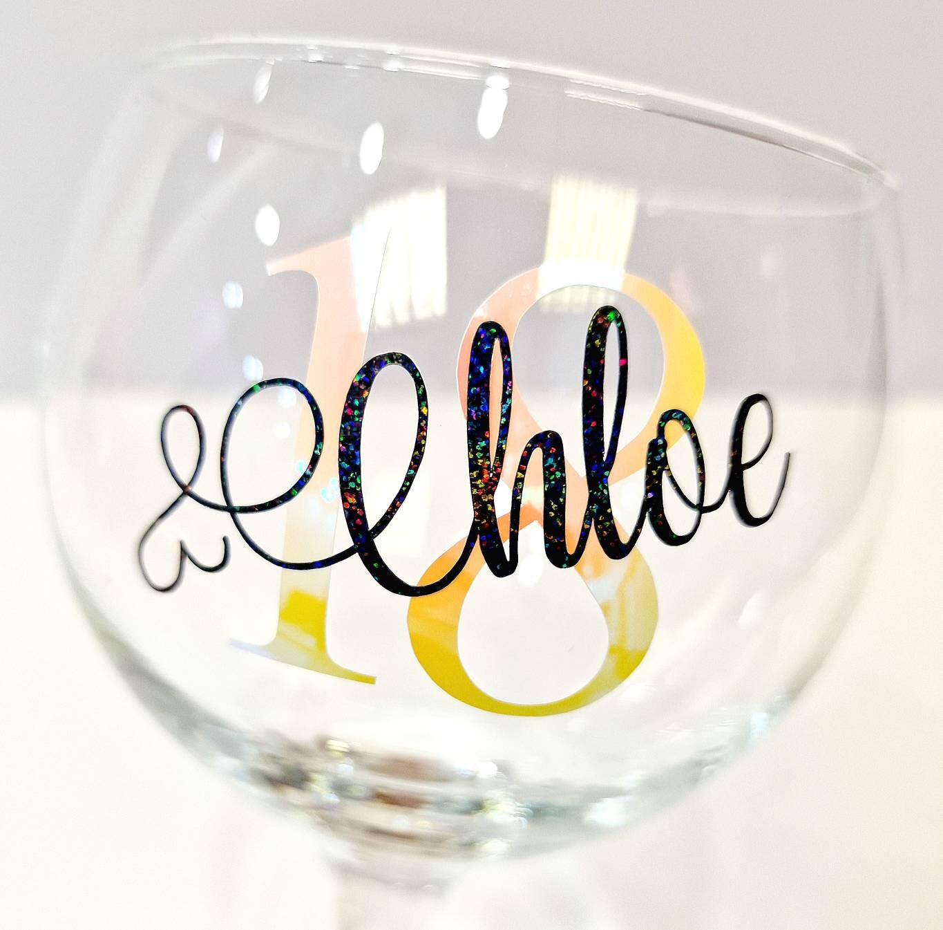 Personalised/custom 18th Birthday Gin Glass Cocktail Gift - Etsy UK