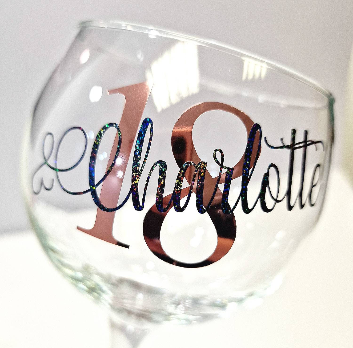 Personalised/custom 18th Birthday Gin Glass Cocktail Gift - Etsy UK